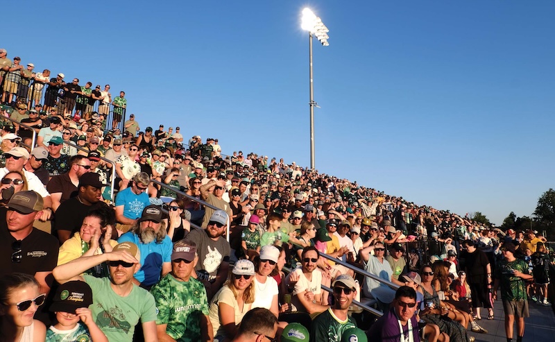 Packed stands at VT Green game | Addison Independent