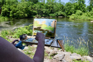 painting otter creek plein air 7B317 | Addison Independent